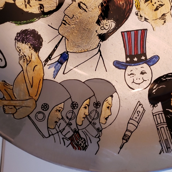 Count Agazzi | Accents | Count Agazzi Reverse Painted Glass Plate ...